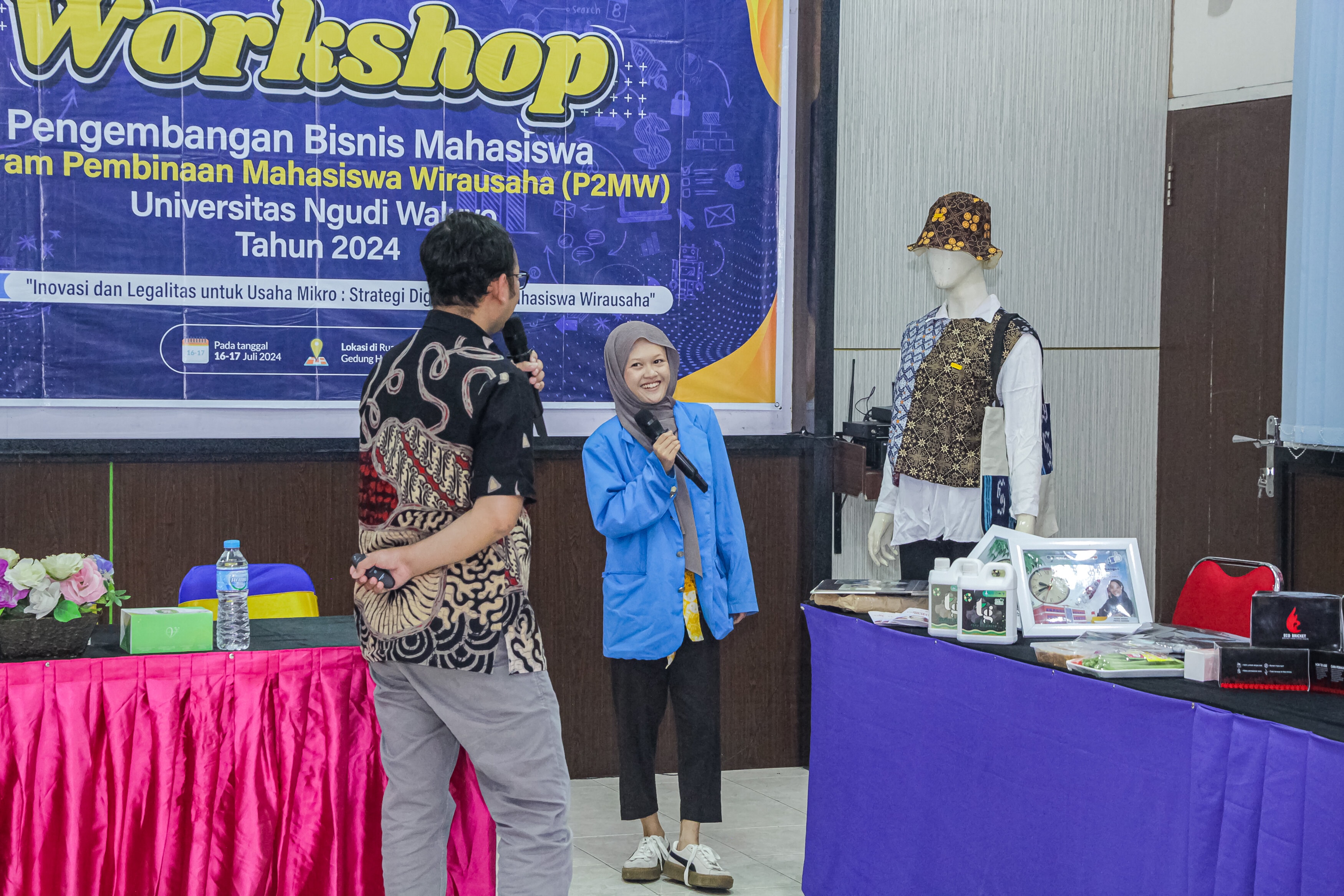 WORKSHOP PENGEMBANGAN BISNIS MAHASISWA PROGRAM PEMBINAAN MAHASISWA WIRAUSAHA (P2MW) UNIVERSITAS ...