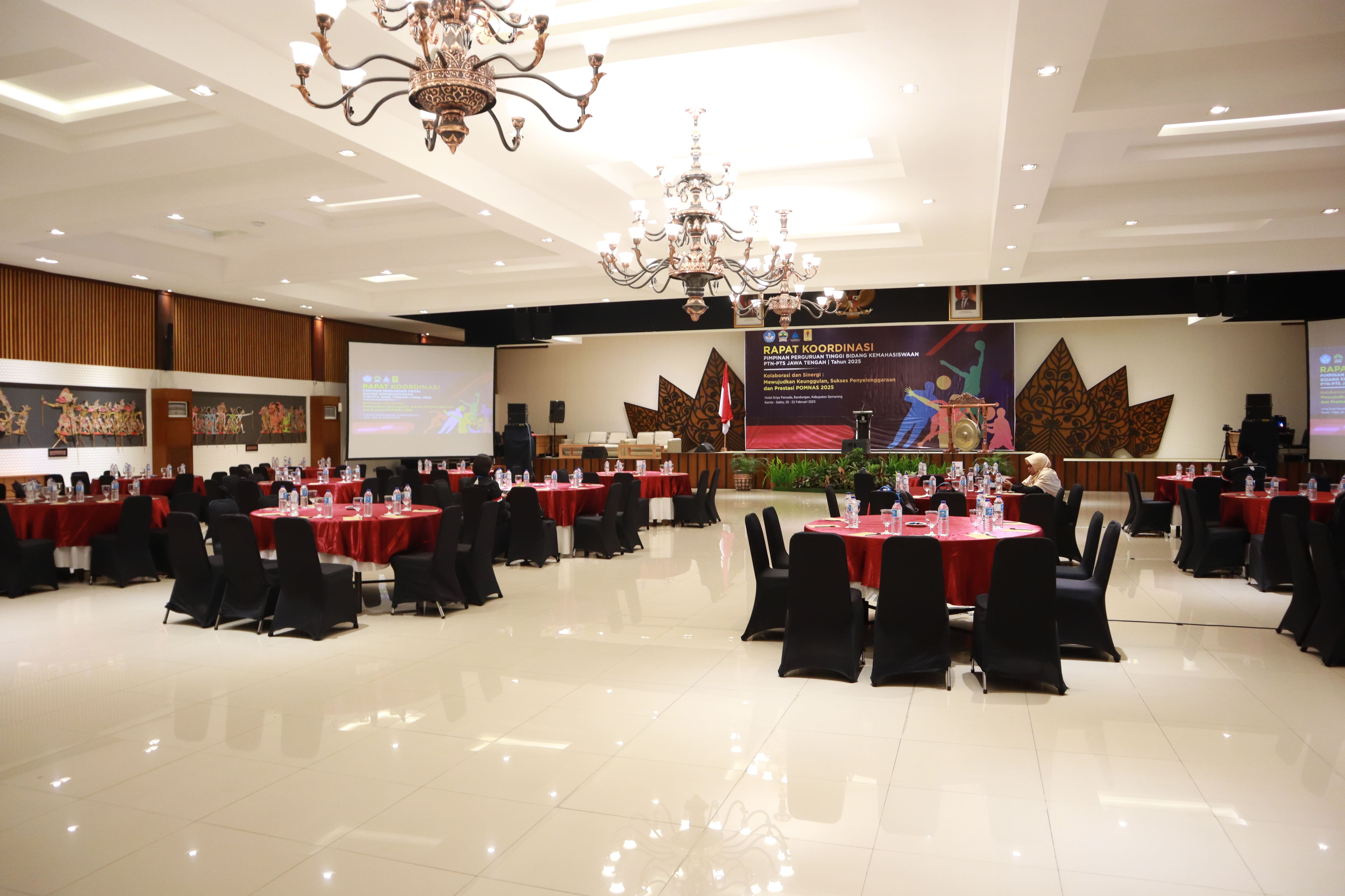 RAPAT KOORDINASI PIMPINAN PERGURUAN TINGGI BIDANG KEMAHASISWAAN PTN – PTS JAWA TENGAH TAHUN 2025