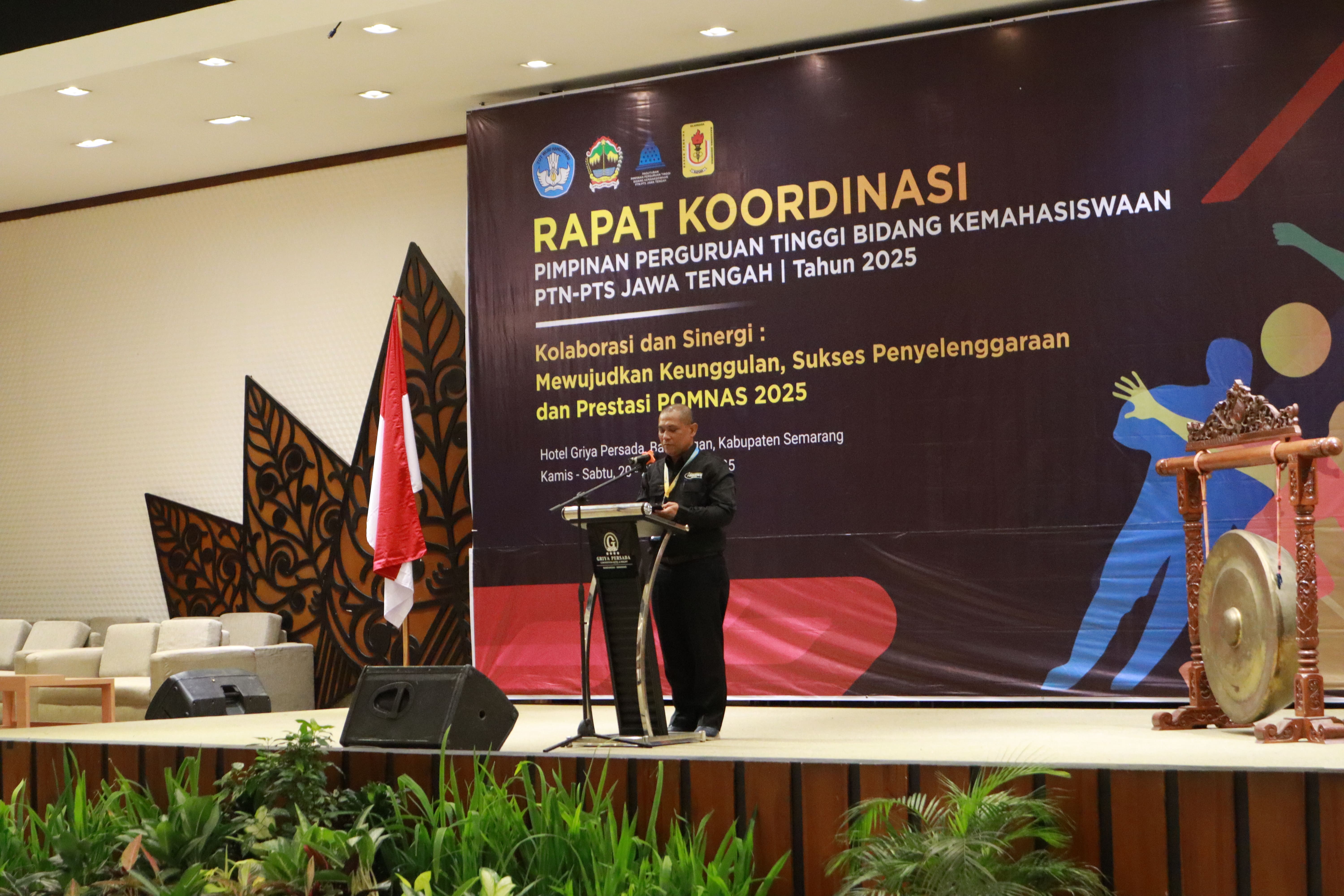 RAPAT KOORDINASI PIMPINAN PERGURUAN TINGGI BIDANG KEMAHASISWAAN PTN – PTS JAWA TENGAH TAHUN 2025